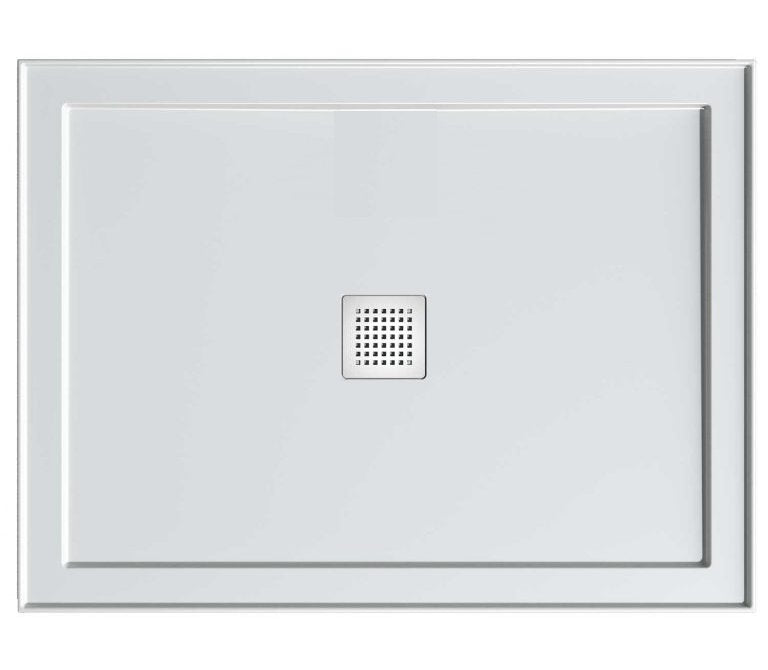 EC1290C Eco 1200mm x 900mm Centre Outlet Shower Base White – Timeless ...