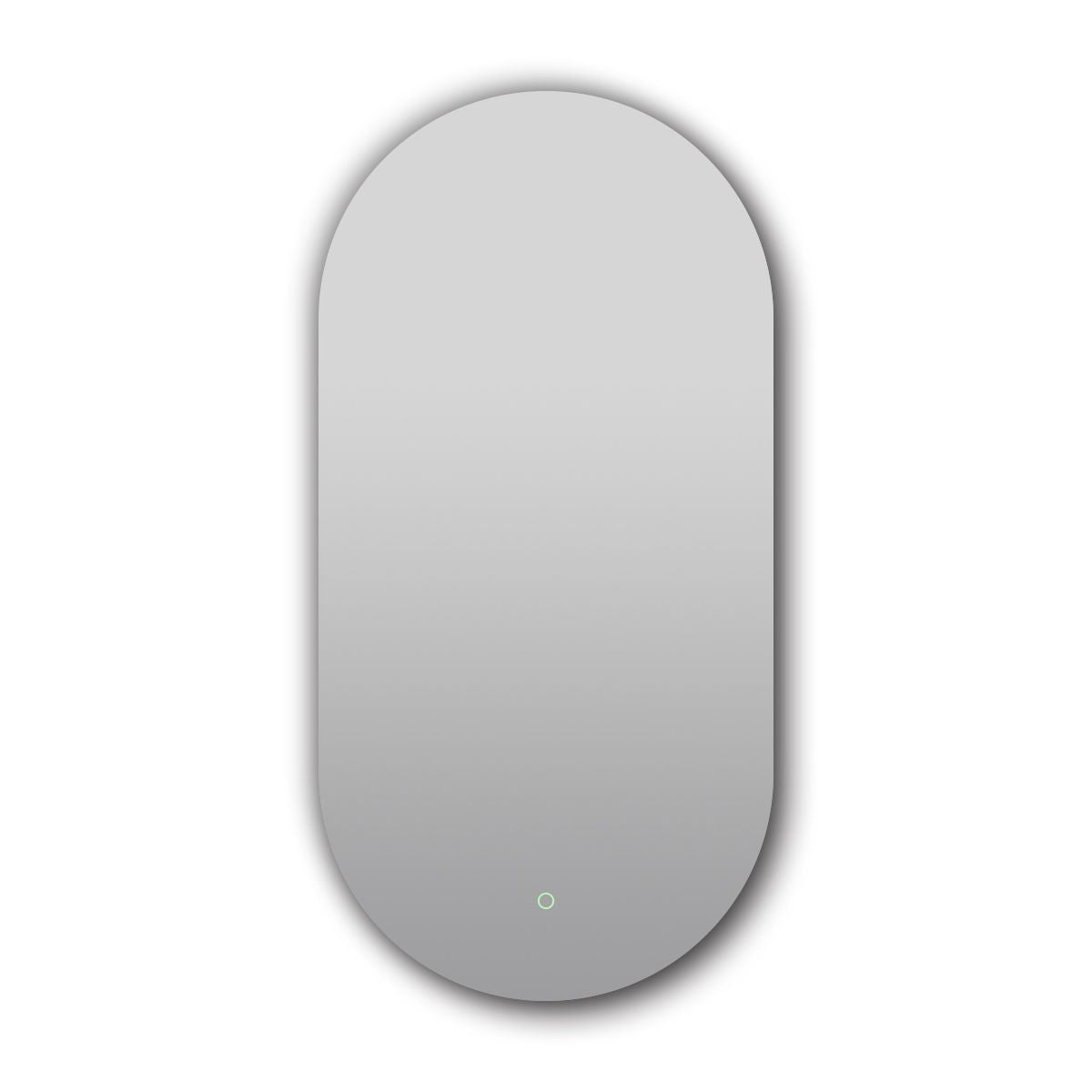 Pill Shaped LED Mirror 500x1000 - Timeless Bathroom Supplies Pill ...